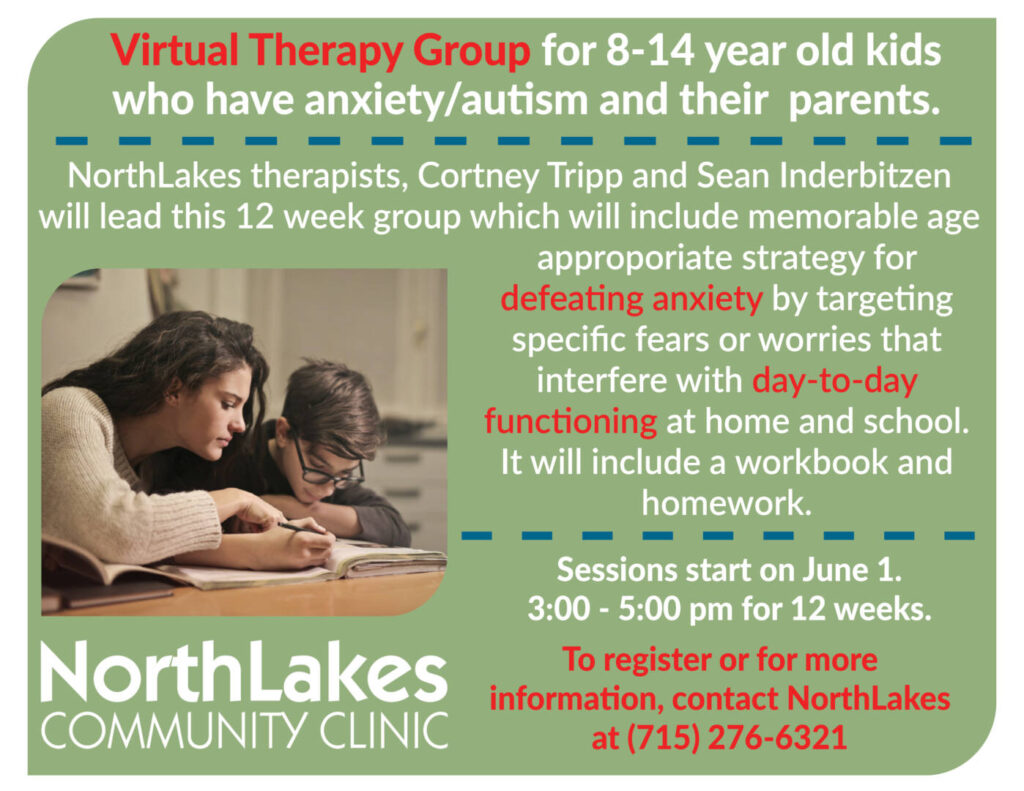 Virtual Therapy Group for Kids Who Have Anxiety/Autism – NorthLakes ...